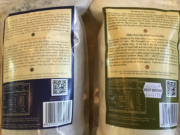 Tio Pablo Instant Corn Masa Mix | Soul Food Organic – Soulfood Organic